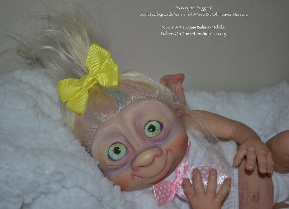 Prototype Puggles Vinyl Reborn Baby Girl Available – A Wee Bit Of ...